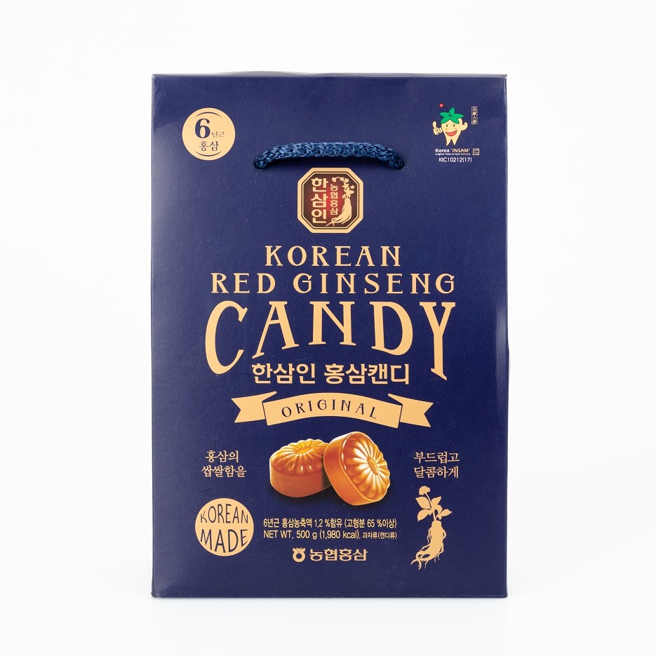 HANSAMIN Korean Red Ginseng Candy 500g | Shopee Singapore