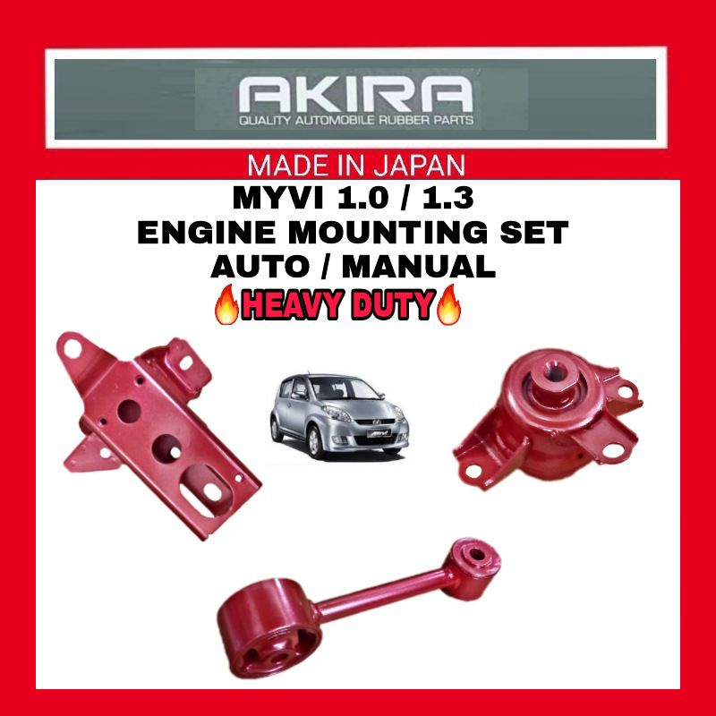 CS PERODUA MYVI 1.0 / 1.3 MANUAL ( 05-2010 )ENGINE MOUNTING SET AKIRA ...