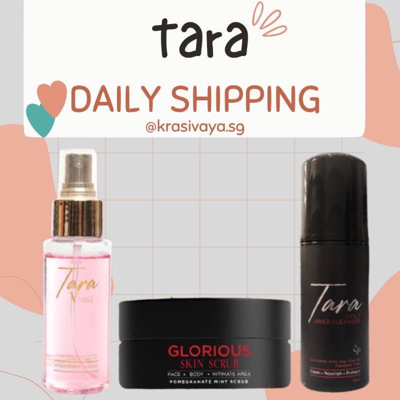 (SG OFFICIAL) Tara Wellness by Nora Danish - Feminine Cleanser, V Mist, Tara Glorious Gentle ...