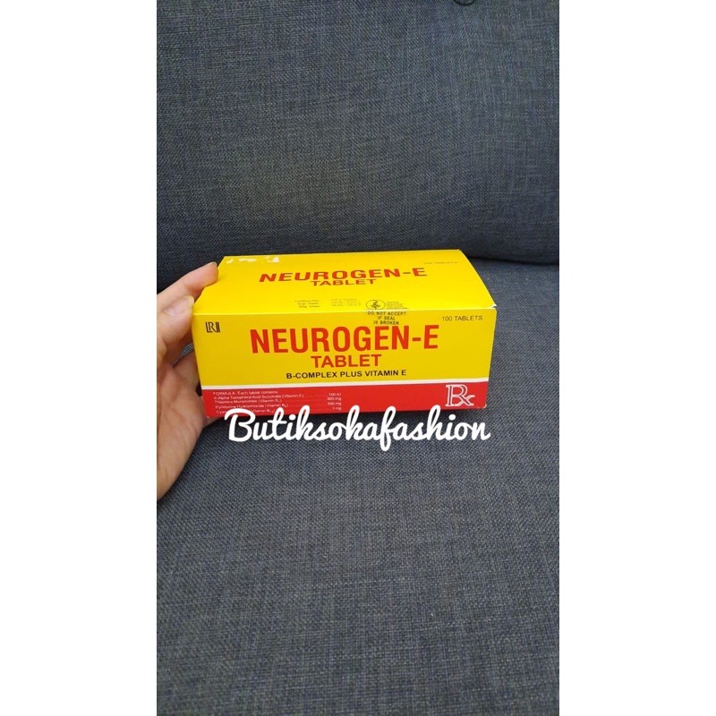 Neurogen E tablets B Complex plus Vit E 100 tablets Import Spore | Shopee Singapore