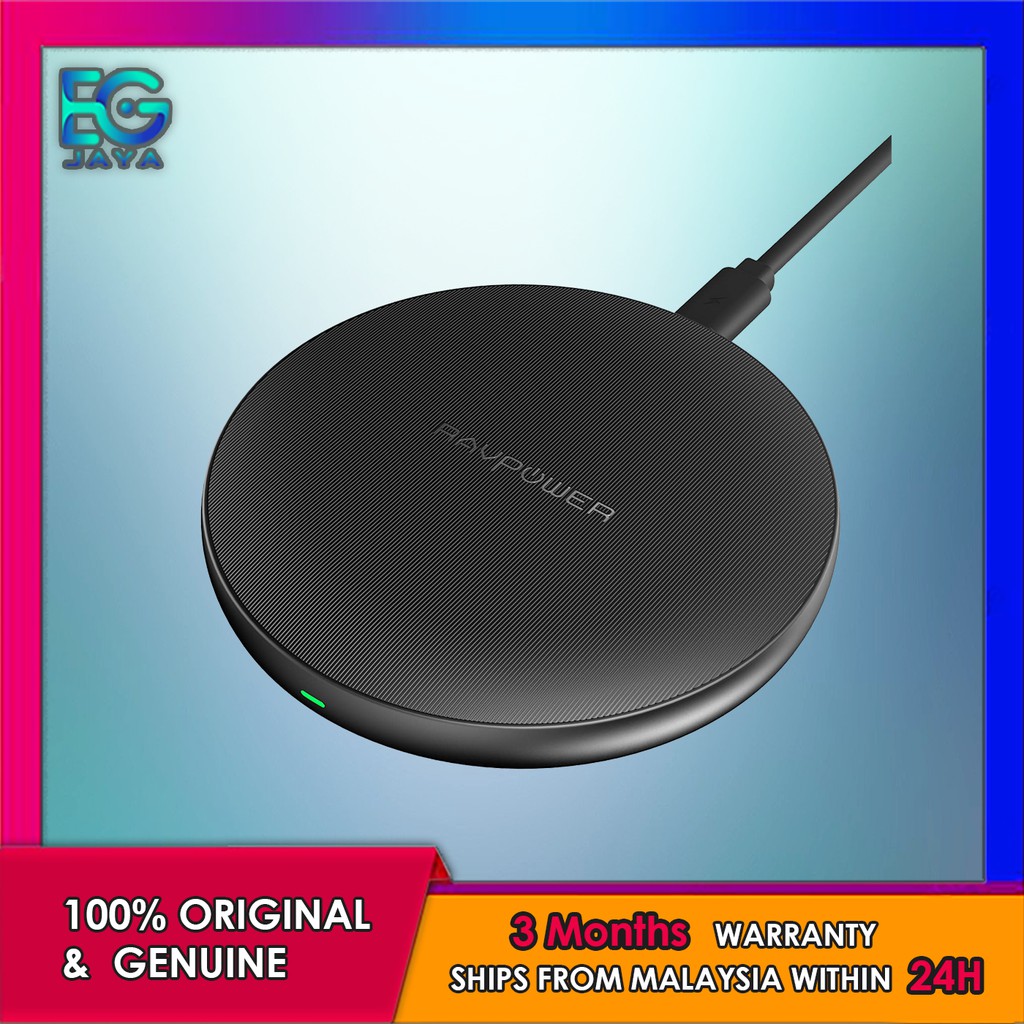 RAVPower Wireless Charger Qi-Certified Wireless Charging Pad ( RP-PC083 ...