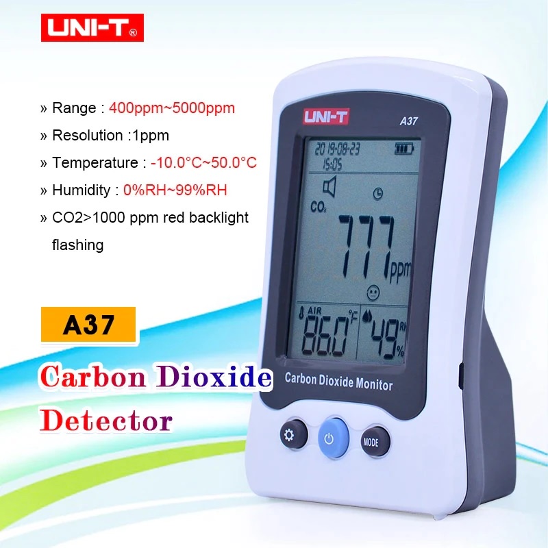 UNI-T A37 Carbon Dioxide Monitor | Shopee Singapore