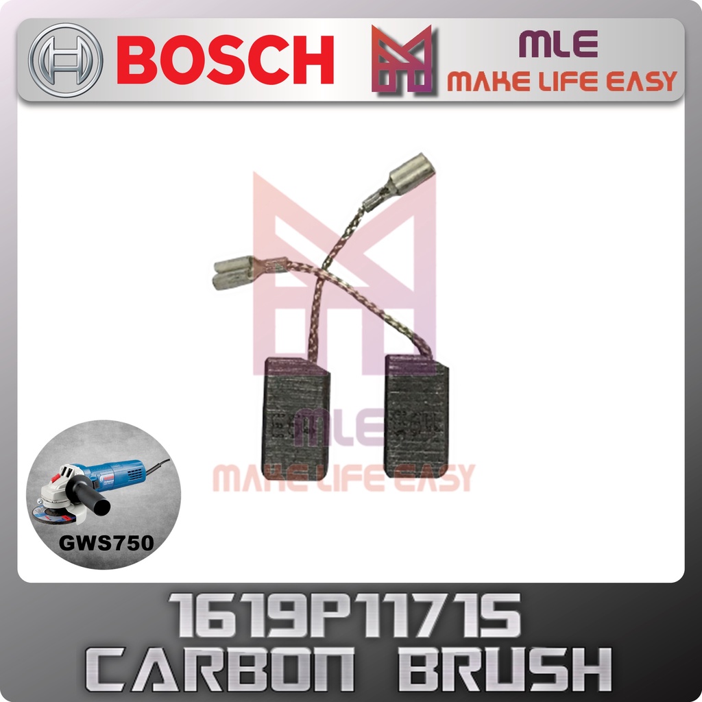 Bosch Carbon Brush For GWS750-100 ( 1619P11715 ) | Shopee Singapore