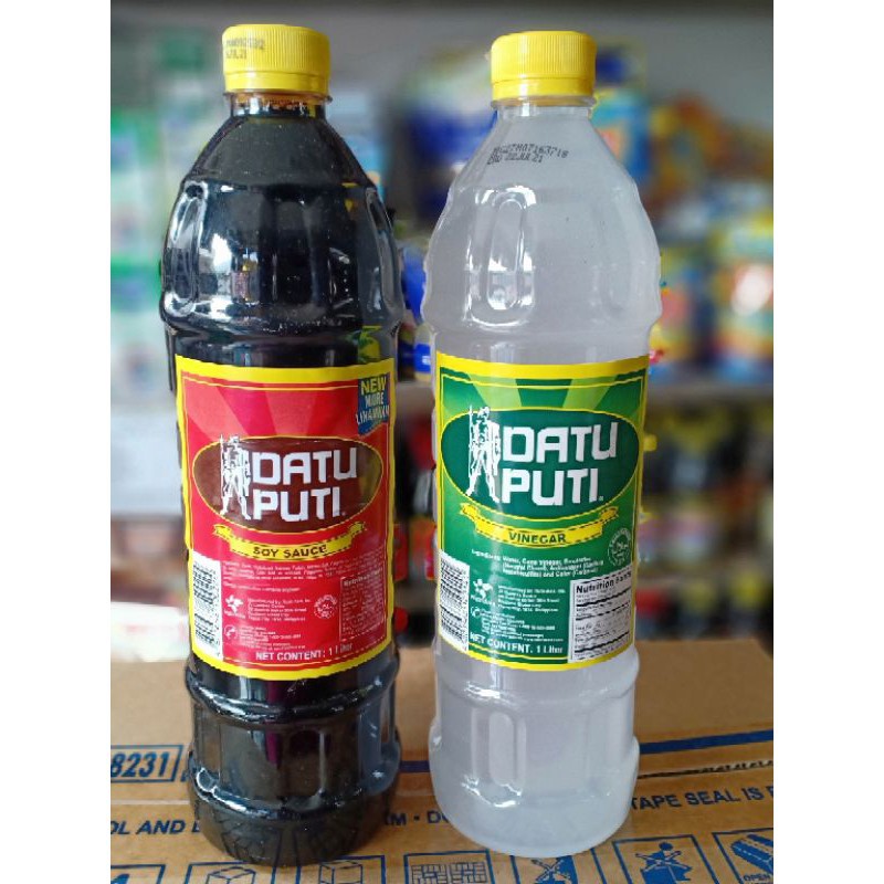 Datu PUTI SOY SAUCE/VINEGAR 1 LITER | Shopee Singapore