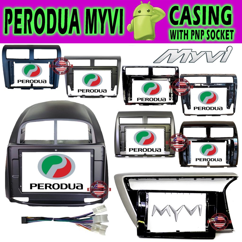 Android Casing Perodua Myvi 2005-2022 Casing (with Socket) | Shopee ...