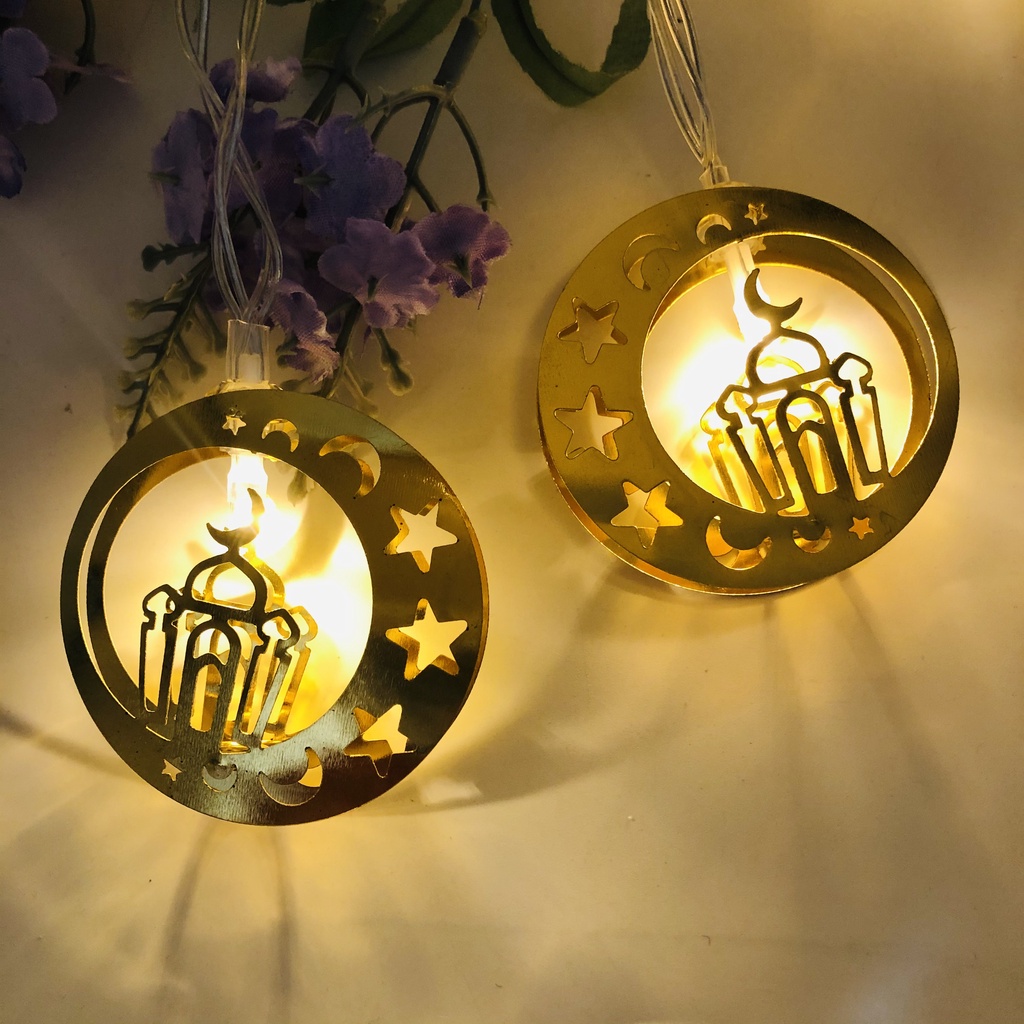 Hari Raya 3M/20 LED (Ornaments) Battery Warm/Colorful Light String Hari ...