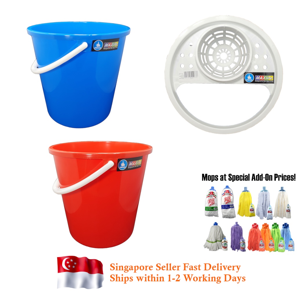 UNICA Pail with Strainer Sold Separately 4.5 / 6.75 / 9 / 13.5 / 18 ...