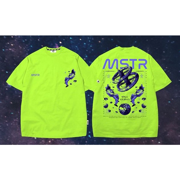 MSTR CO. - SPACE COLLECTION "SPACE JOURNEY" Men T-Shirt (Neon Green ...