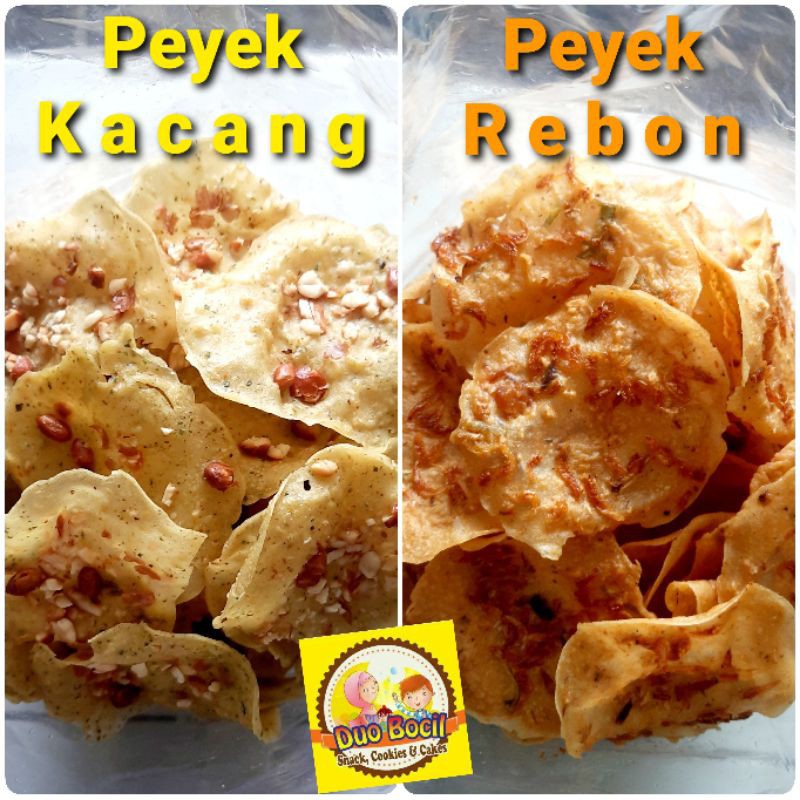 Padang Typical Rakik Rempeyek Chips 125 Grams - Duo Bocil Snack ...