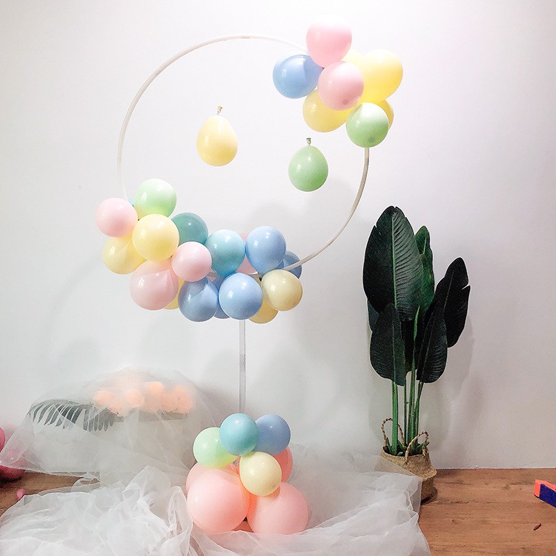 Circle Balloon Arch Stand Balloons Holder Column Kids Birthday Party ...