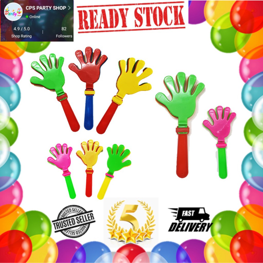 [CPS] PARTY - Hand Clapper 10pcs - Party Noise Maker | Shopee Singapore