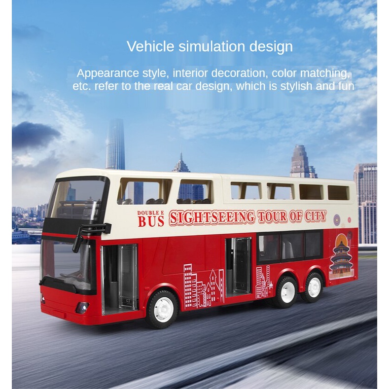Remote Control Double Decker Bus E640-003 scale 1:20 2.4G | Shopee ...