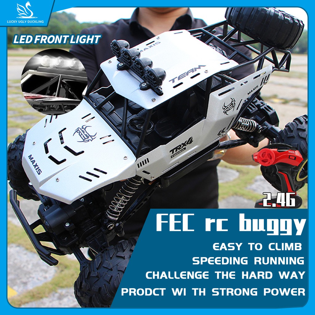 FEO RC Car 4WD 2.4G Radio Alloy Body Monster Truck CRAWLER OFF-ROAD 1: ...