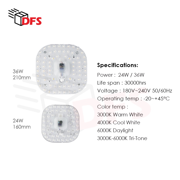DFS LED LIGHT 24W 36W Ceiling Light Replacement/Magnetic Light/Ceiling ...