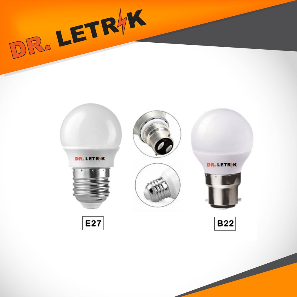 3W LED Bulb E27 / B22 ( Daylight / Warmwhite / Blue / Red / Green ...