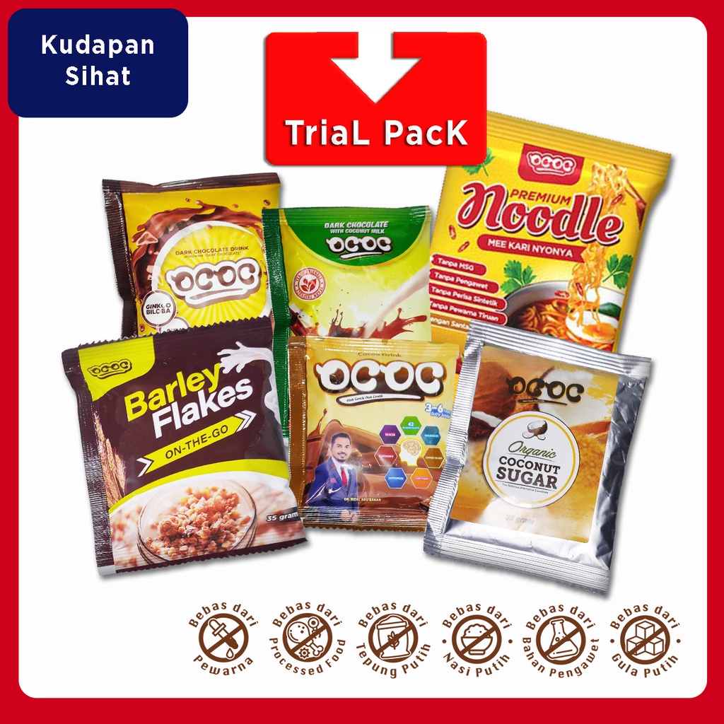 OCOC Dr Rizal Abu Bakar - TRIAL PACK - ( Minuman Dark Chocolate OCOC ...