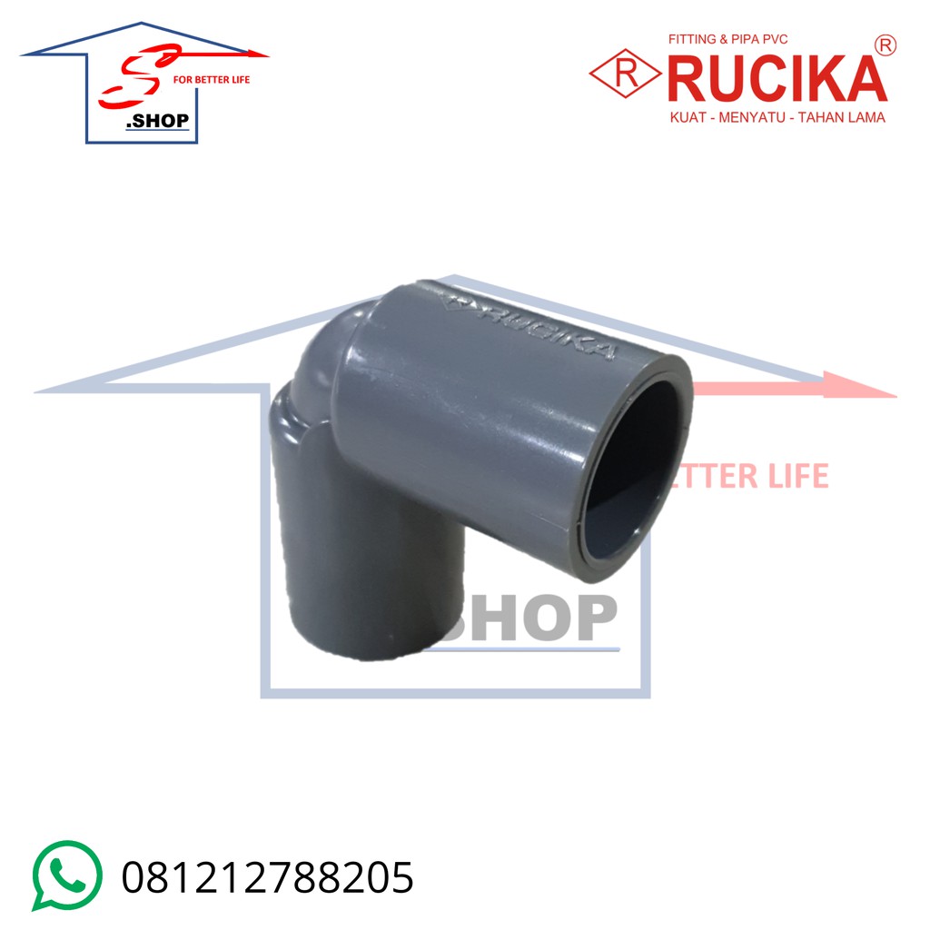 Pvc Pipe Fitting Knee Knie Aw 1 / 2 "elbow Aw 1 / 2 Inch Rucika ...