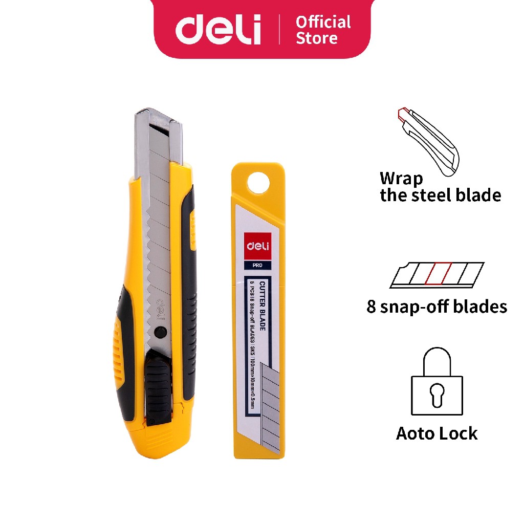 Deli Big Cutter Value Pack E2068/Blade E2011 | Shopee Singapore
