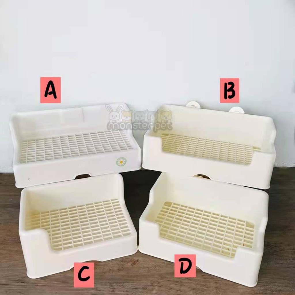Japan Big Large Rabbit toilet Guinea Pig toilet Rabbit litter tray pee ...