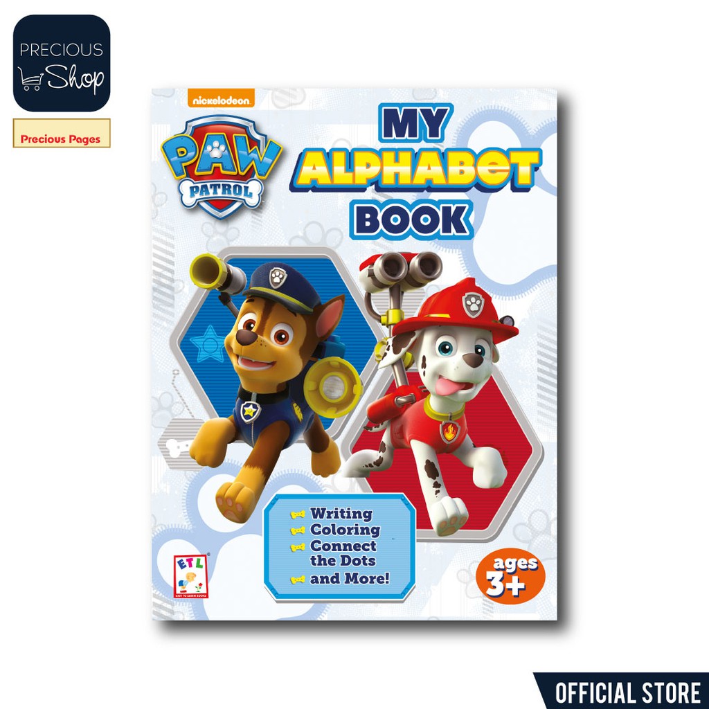 Paw Patrol - My Alphabet Book | Shopee Singapore