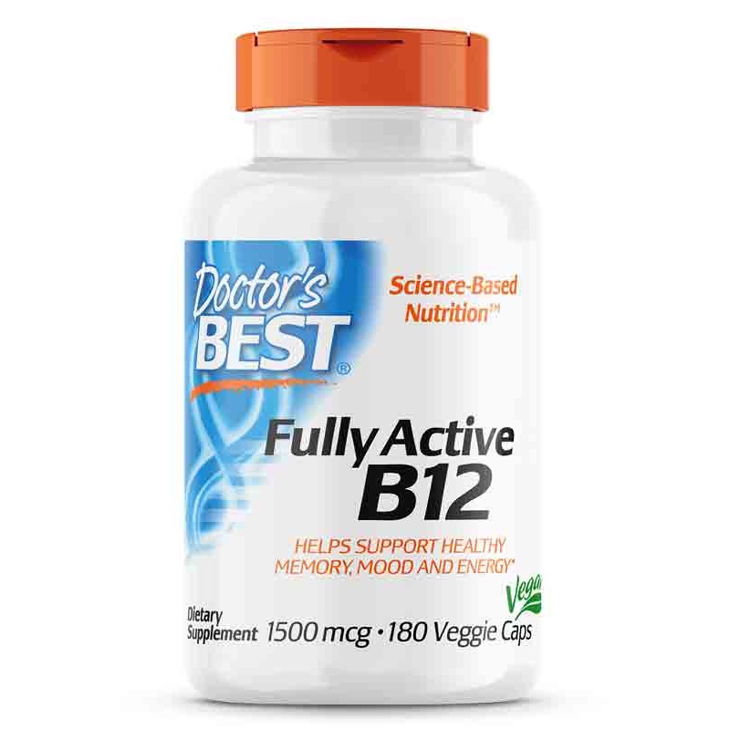 [Local Delivery] Doctor's Best, Best Fully Active B12, 1500 mcg, 60 / ...