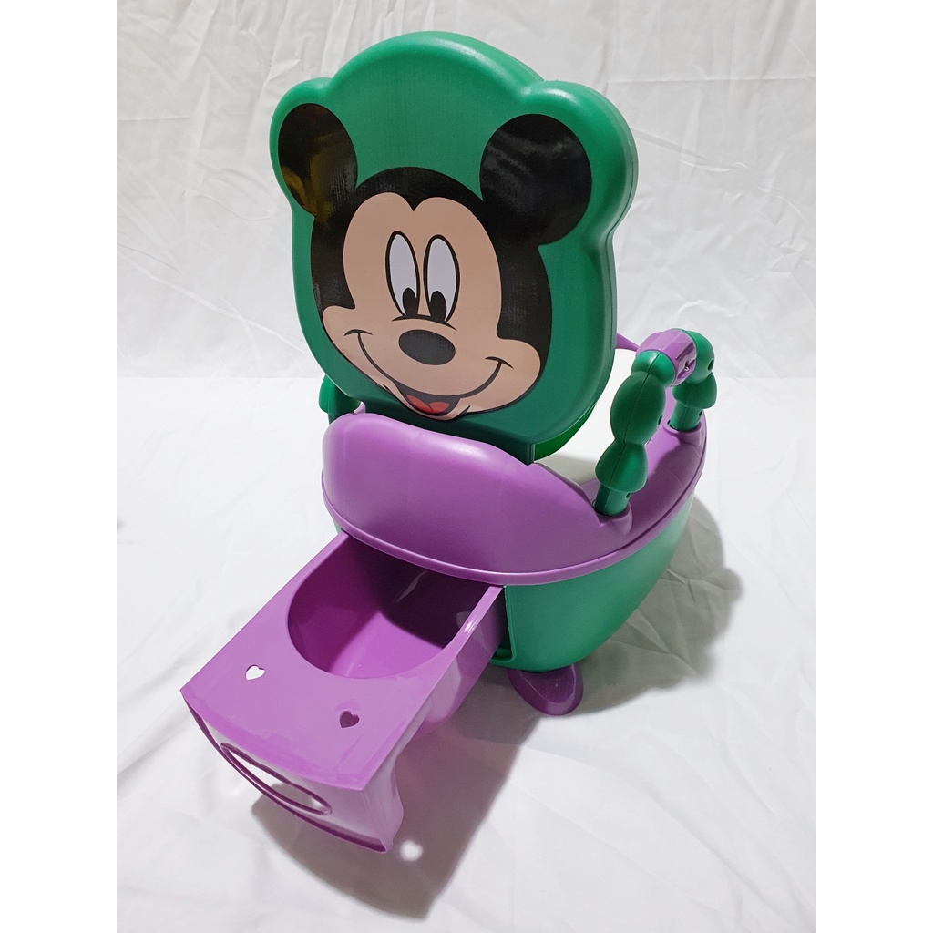 Cute Mickey Mouse Design Kids Portable Toilet Bowl for Toilet Training ...