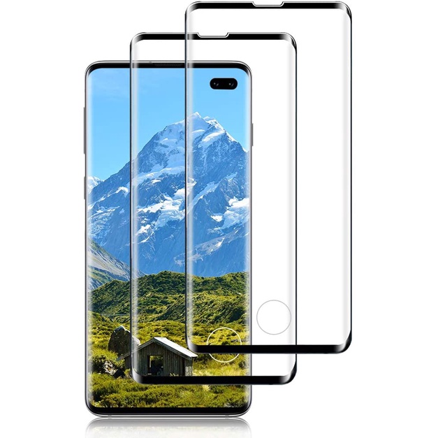Galaxy S10 + Screen Protector, [9H Hardness][3D Curved][High Definition ...