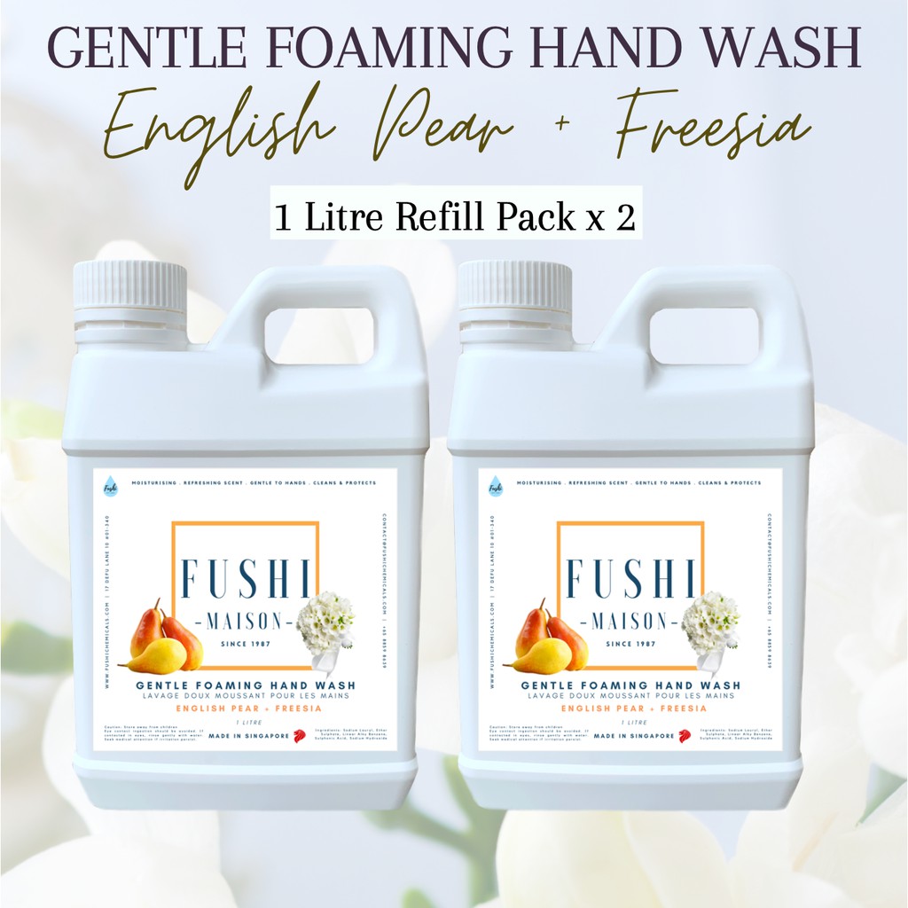 FUSHI Maison Foaming Hand Soap (English Pear & Freesia/ Cucumber Melon ...