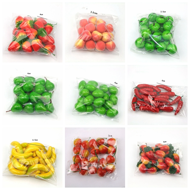 【GL602】20 pcs/lot simulated fruit Mini fake fruit props Decorative ...
