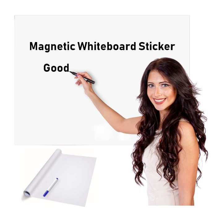 [SG SELLER] Whiteboard Self-Adhesive Flexible White Board Wall Sticker ...
