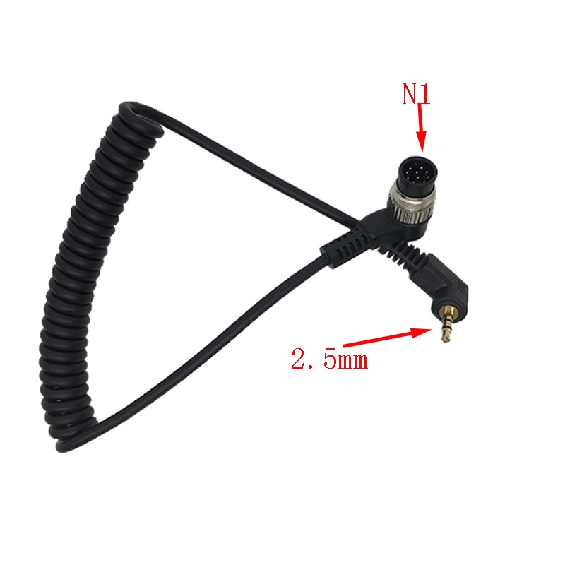 2.5mm Remote Shutter Release Cable Connecting Cord C1 C3 N1 N3 S2 For Canon Nikon Sony Pentax ...