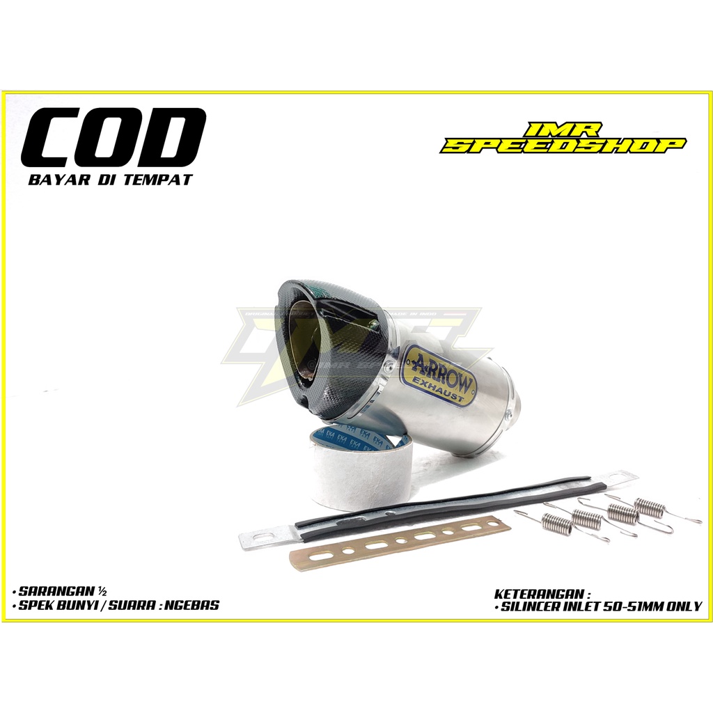 Arrow Inlet Exhaust Cylinder 50-51MM ONLY PNP EKZOS/EKZOS Tube /51MM ...