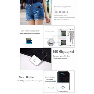 4G LTE SIM Card Portable Pocket Wifi Router Hotspot For International ...