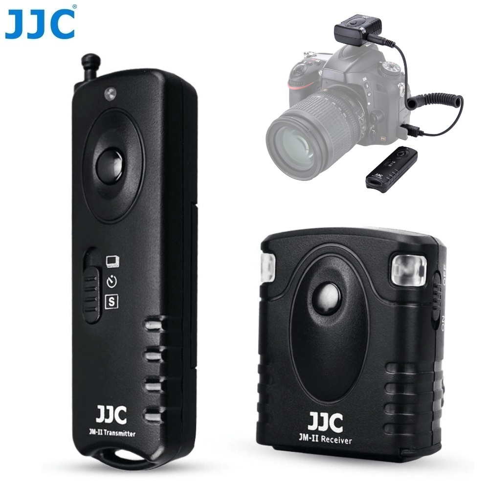 JJC 30 Meters Camera Wireless Remote Control Shutter Release for Canon ...