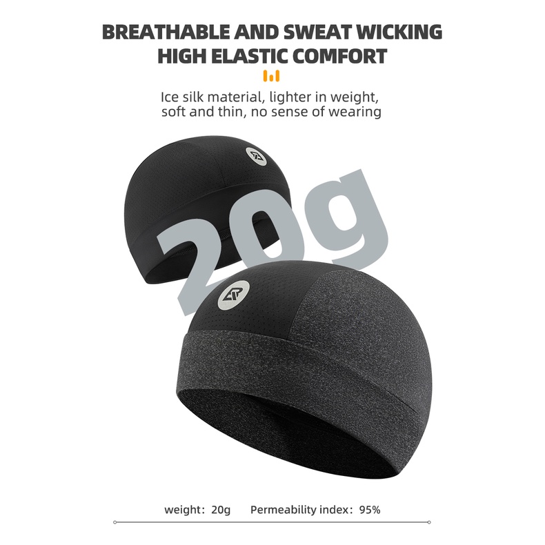 【3-day Delivery】ROCKBROS Absorb Sweat Head Cover Helmet Liner Bicycle ...