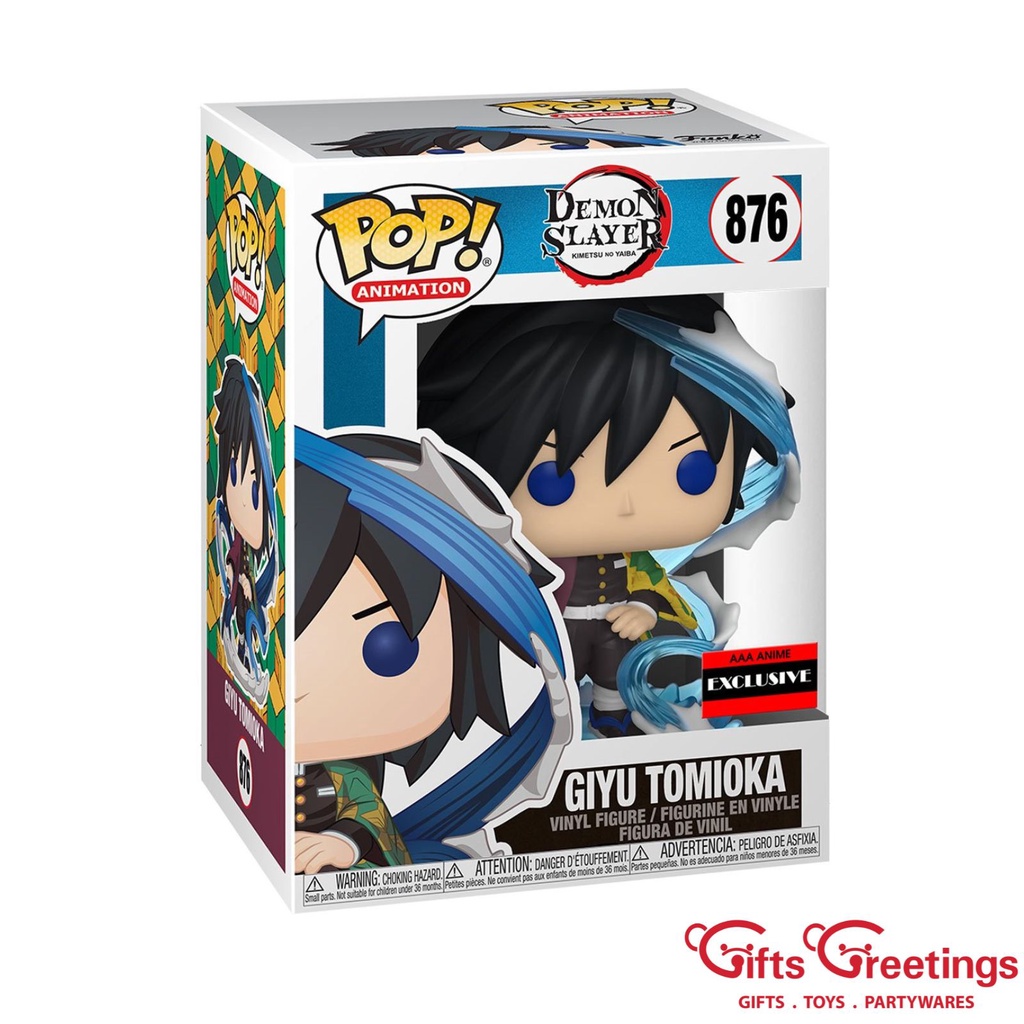 Funko POP Demon Slayer 876 Giyu Tomioka AAA Anime Exclusive | Shopee ...