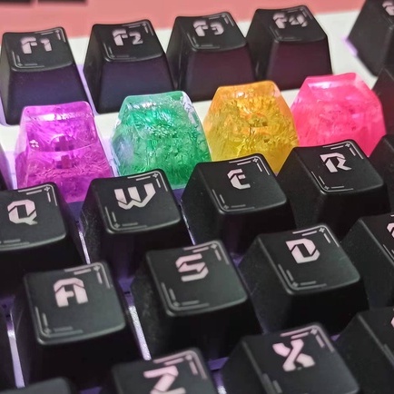 Resin Artisan Keycap Backlight Cute For Mechanical Keyboard Unique ...