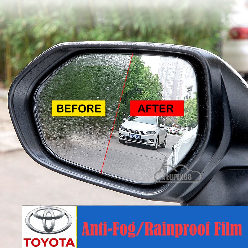 Car Side Rearview Mirror Rainproof Sticker Waterproof Clear Anti Fog ...