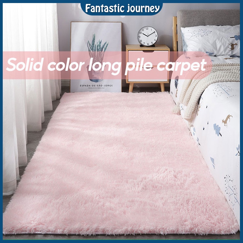 Fluffy Carpet 200*300CM Big Size Living Room Carpet Solid Floor Mat Ins ...