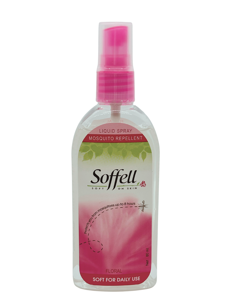 SOFFELL Floral Scented Mosquito Repellent 80 ML | Shopee Singapore