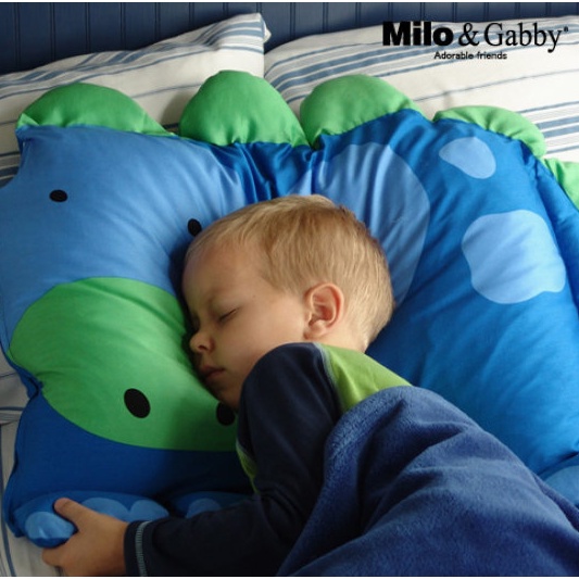 Milo & Gabby Kids Dinosaur Pillow Dylan 50*70cm | Shopee Singapore