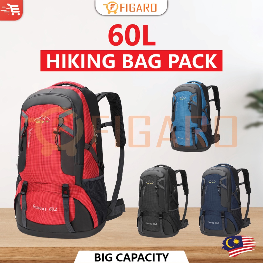 Figaro 60L Large Capacity Hiking Bag Outdoor Backpack Camping Beg Daki ...