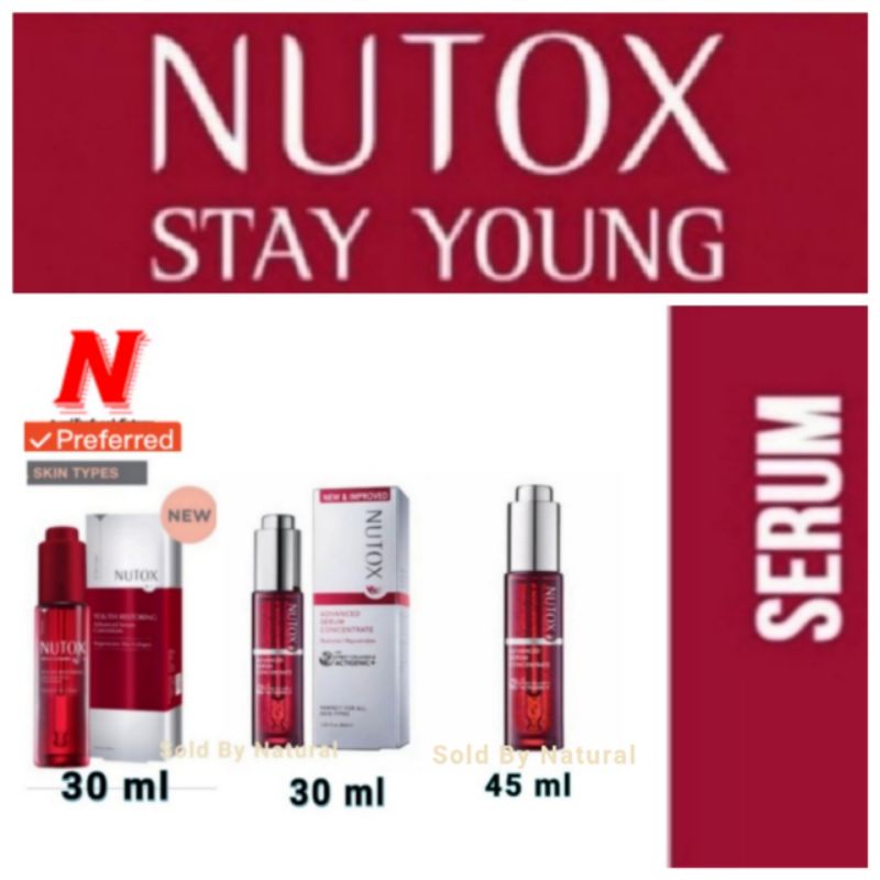 NUTOX Advanced Serum Concentrate 30ml (New Look) / 45ml | Shopee Singapore