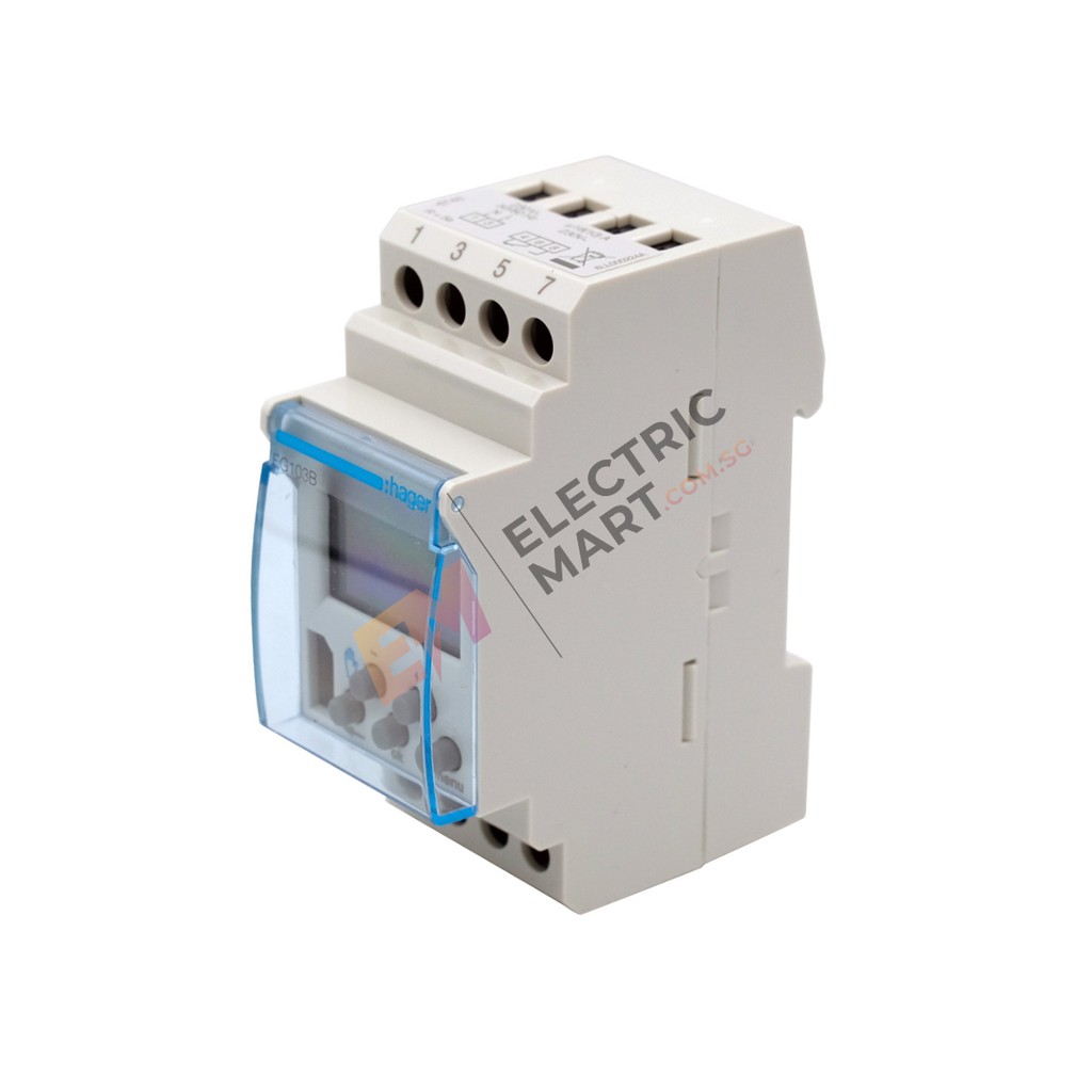 hager Digital Time Switch EG103B, 1 channel, weekly, basic, 230V 1 ...