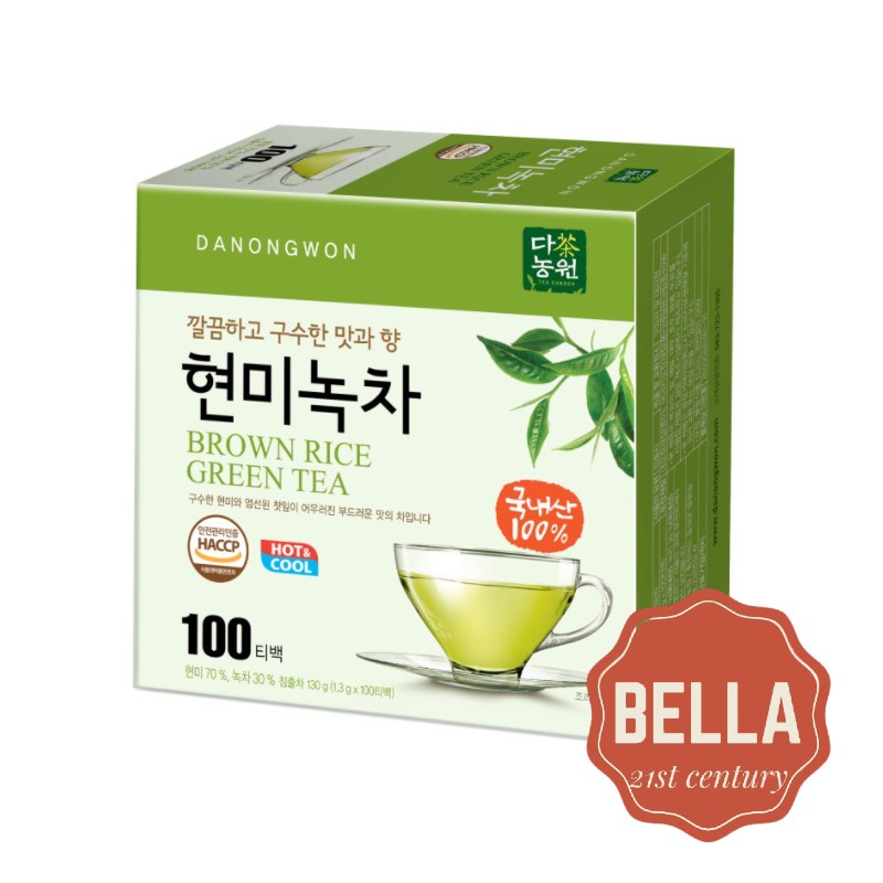 [Danongwon] Brown Rice Green Tea, 100 tea bags / from Korea | Shopee ...