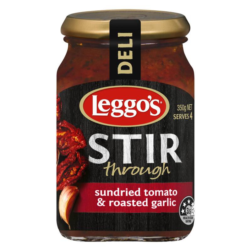 Leggo's Stir Through Sundried Tomato And Roasted Garlic (350g) | Shopee ...