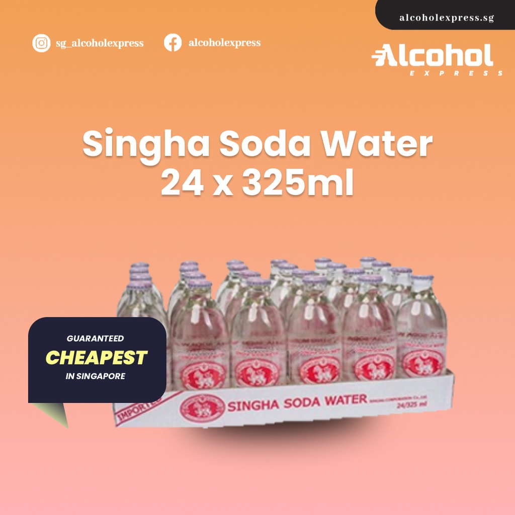 Singha Soda Water Carton (24 X 325ml) | Shopee Singapore
