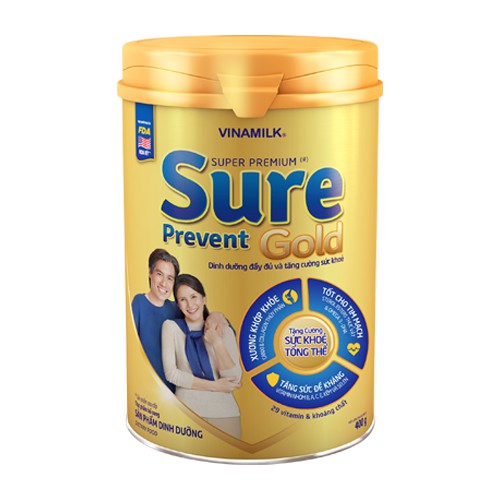 Vinamilk Sure Prevent Can 400g | Shopee Singapore