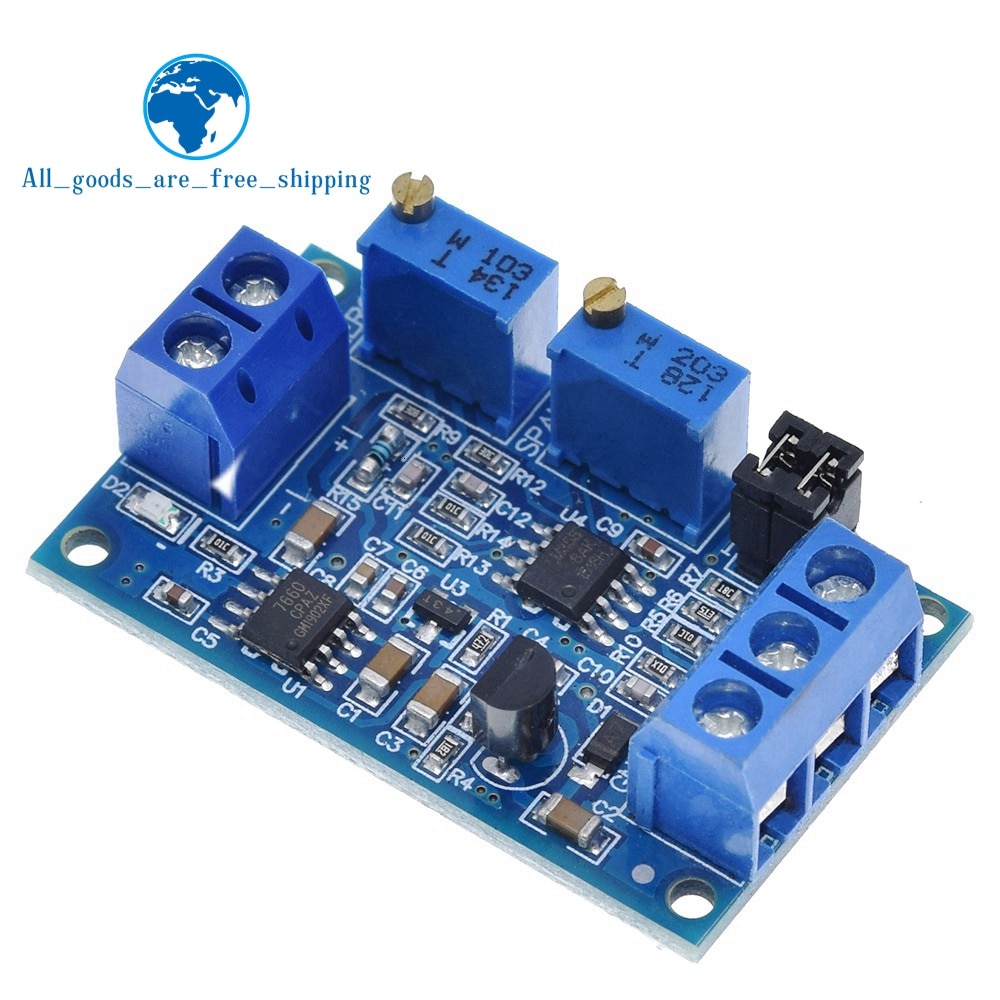 Current To Voltage Module 0 -20mA/4 -20mA to 0- 3.3V/0 -5V/0 -10V Voltage Transmitter Signal ...