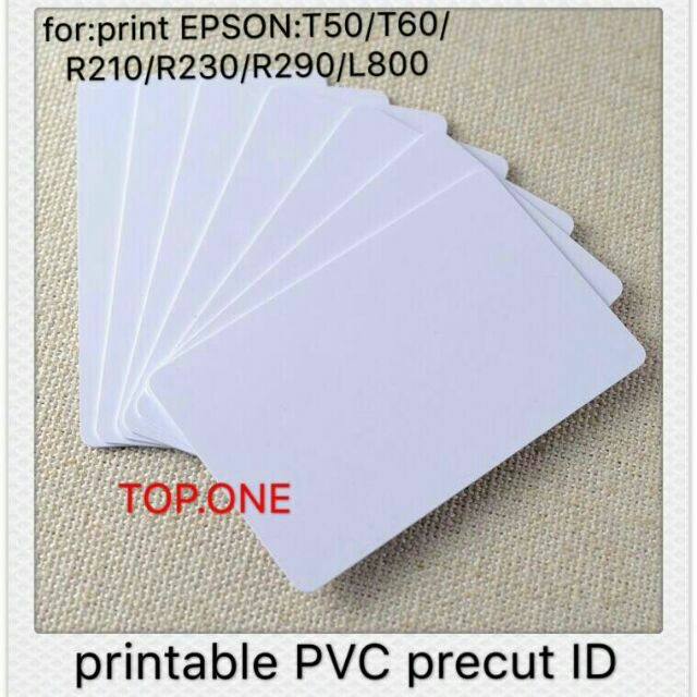 printable pvc precut ID (50pcs) | Shopee Singapore